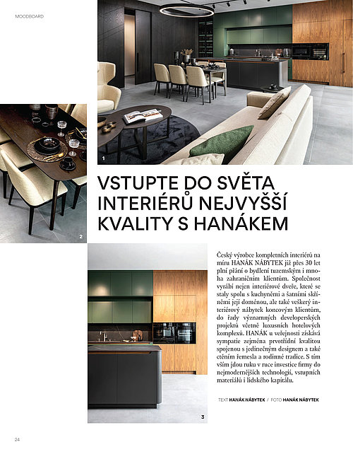 HANÁK NÁBYTEK v červnovém vydání magazínu ESTATE — HANÁK Nábytek